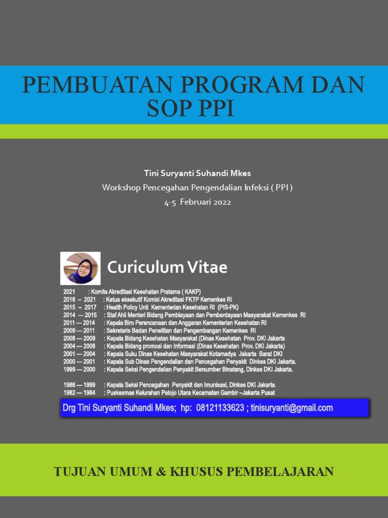 Pembuatan Program Dan Sop Ppi | PDF