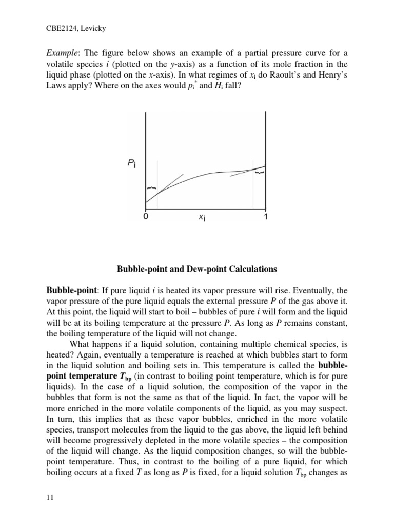 Bubble_dew point | PDF | Solubility | Crystallization