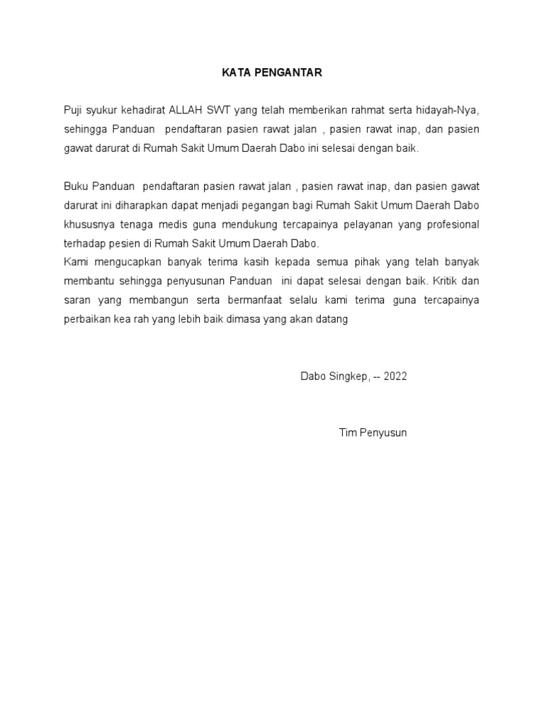 Akp 2 Panduan Pendaftaran Pasien | PDF