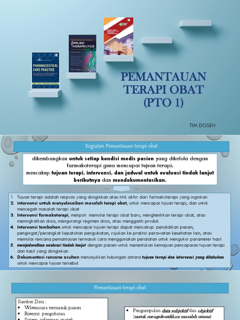Pemantauan Terapi Obat-PTO1 | PDF
