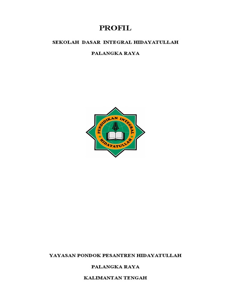 Profil SD Integral Hidayatullah | PDF