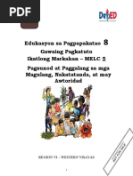 Pagtupad NG Sariling Tungkulin Bilang Mamamayan | PDF
