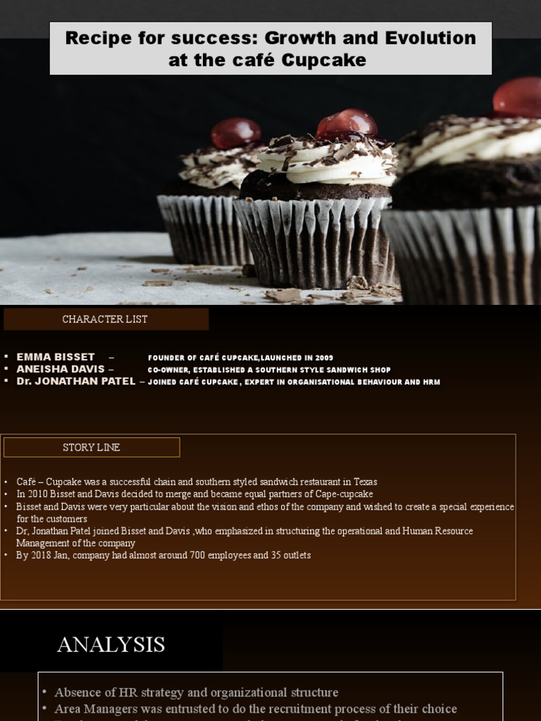 Recipe For Success: Growth and Evolution at The Café Cupcake | PDF ...