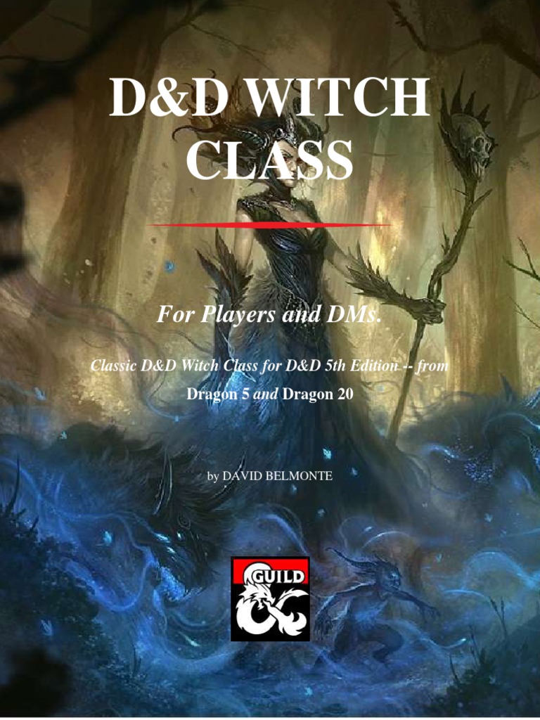 D&D Witch Class: For Players and Dms | PDF | Dungeons & Dragons ...
