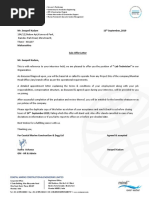 Infosys Offer and Joining Letter | PDF | Career & Growth