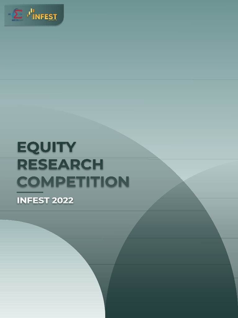 Equity Research Competition INFEST 2022 | PDF