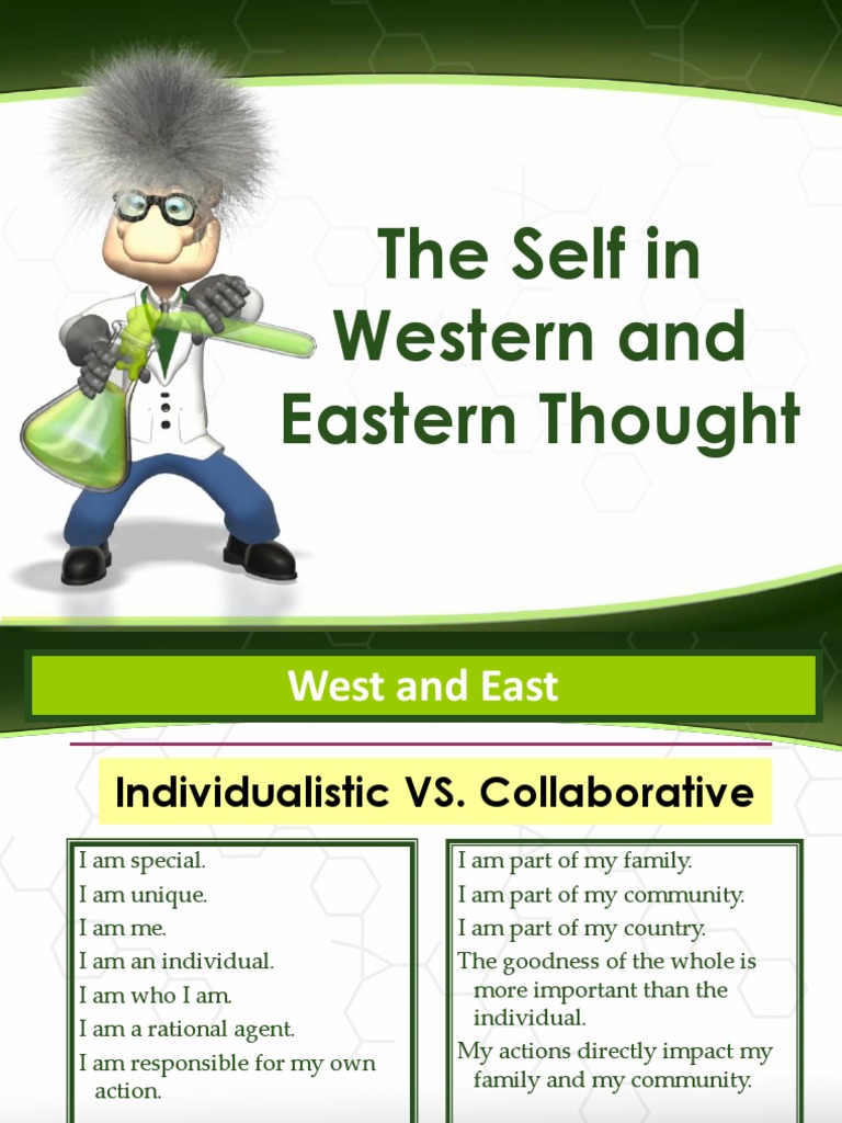 The Self in Western and Eastern Thought | PDF | Teachers | Individualism