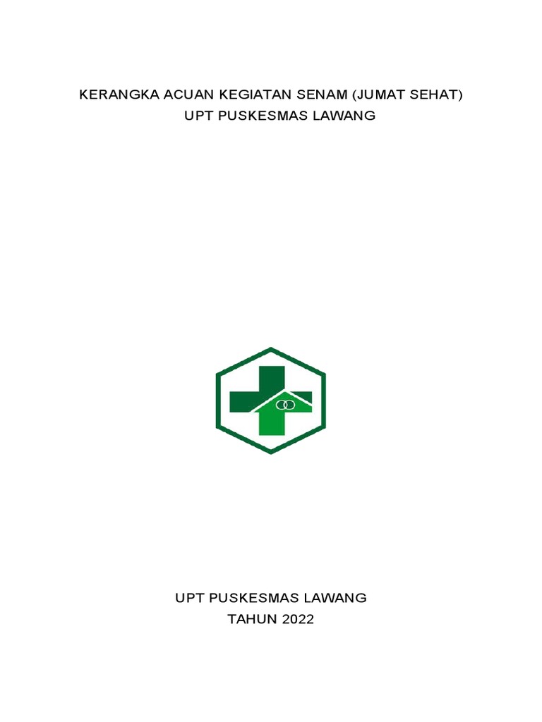 KAK Senam | PDF | Pengembangan Diri | Kesehatan Holistik