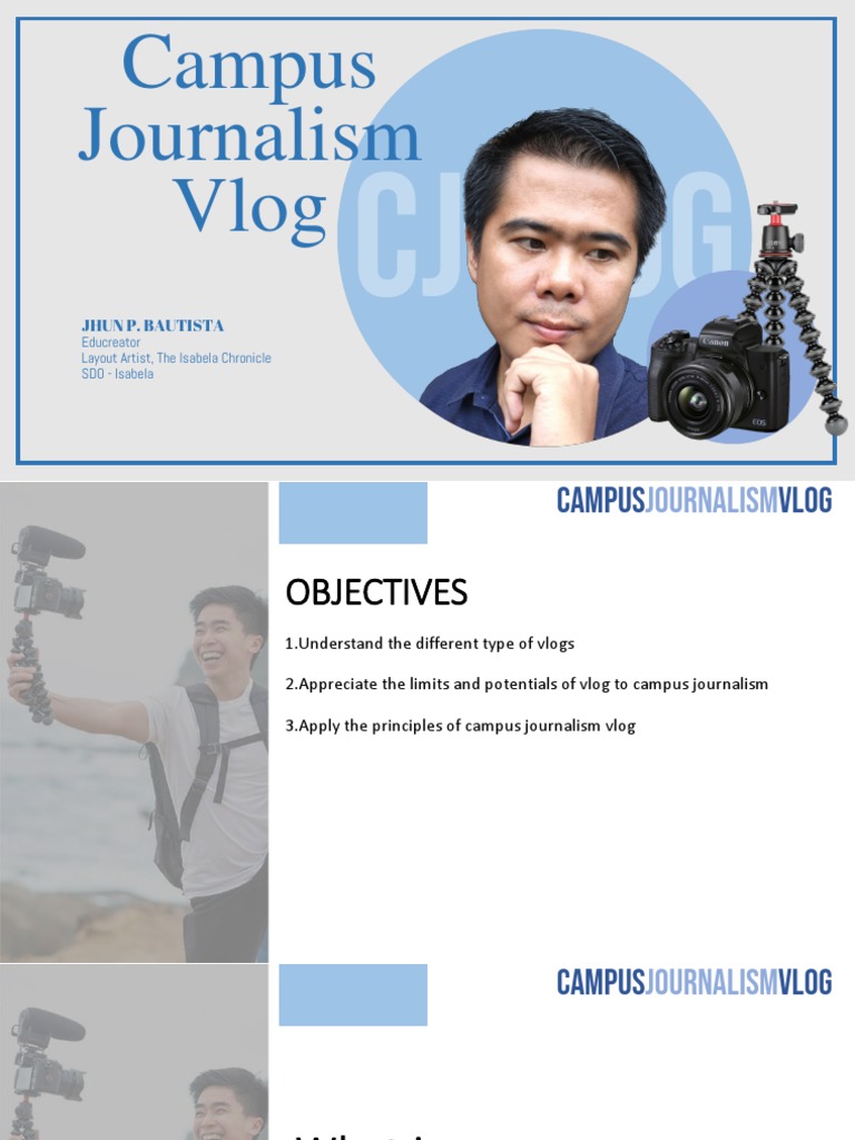 Campus Journalism Vlog With Samples | PDF