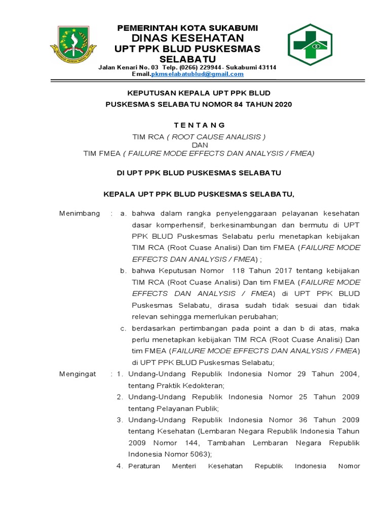 SK Fmea Dan Rca | PDF