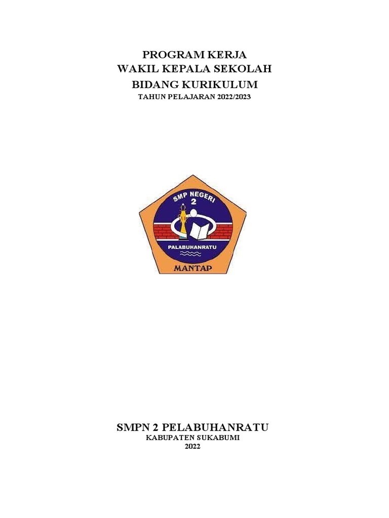 Program Kerja Waka Kurikulum 2022 | PDF | Karier & Perkembangan