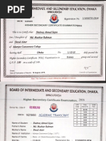 SSC Transcript & Certificate | PDF