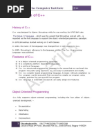 LPU - Object Oriented Programming Using C++ - Internship: Six Weeks Summer Training | PDF | C++ ...
