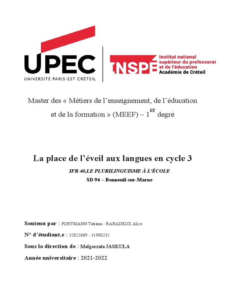 Dernier Jet 2 | PDF | Enseignement des langues | Apprentissage