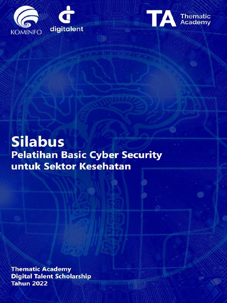 Silabus Basic Cyber Security Untuk Sektor Kesehatan | PDF