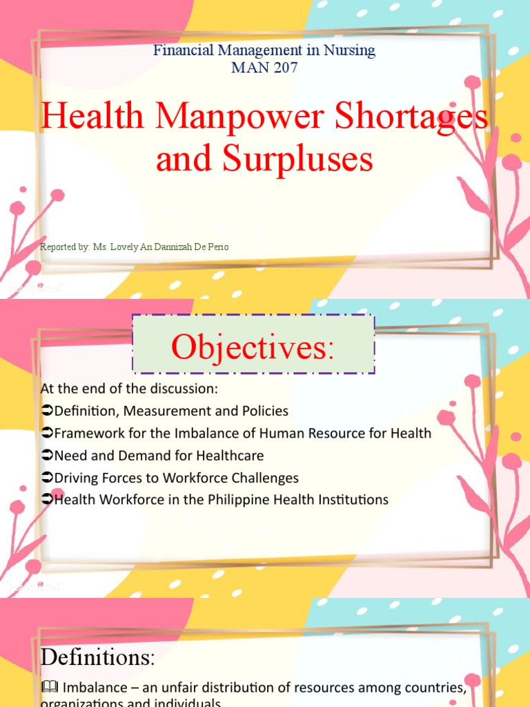 Health Manpower Shortages | PDF | Labour Economics | Mindanao