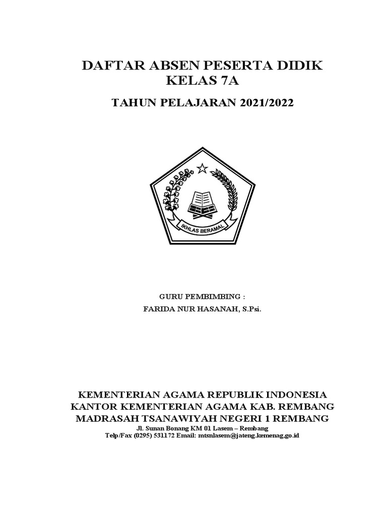Cover Absen | PDF