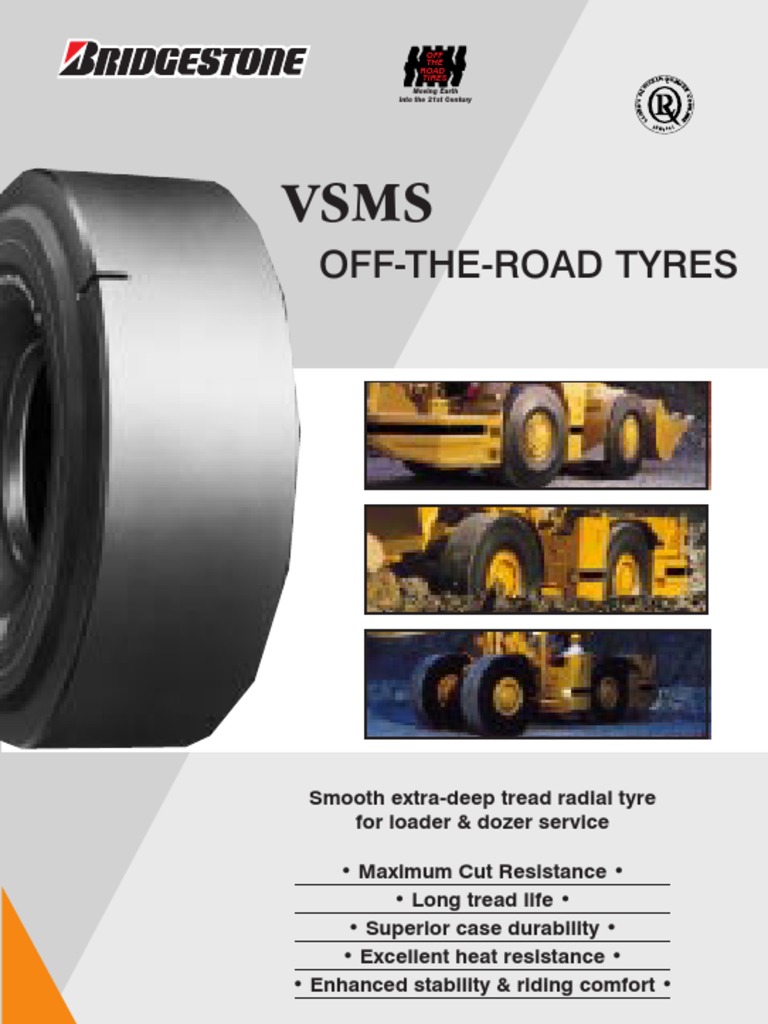 Off-The-Road Tyres: FICHE VSMS 3/08/99 15:40 Page 1 | PDF | Tire ...
