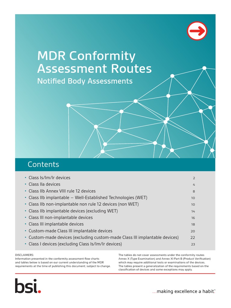 MDR Conformity Assessment Routes: Notified Body Assessments | PDF ...