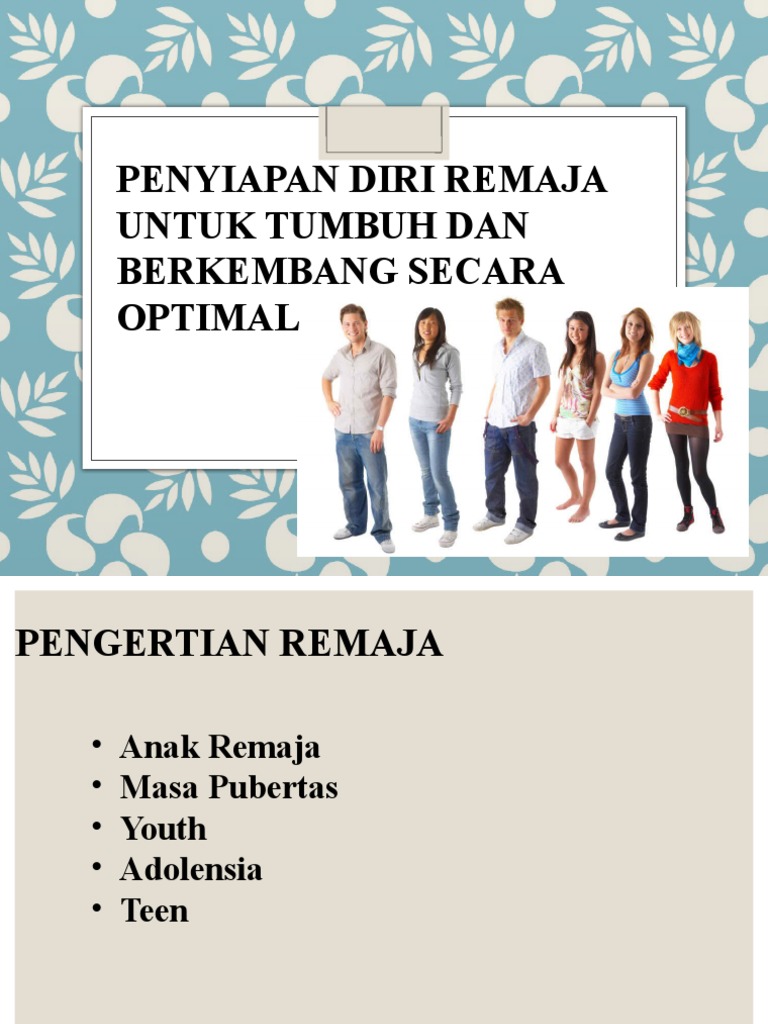 Panduan Tumbuh Kembang Remaja | PDF | Pengembangan Diri