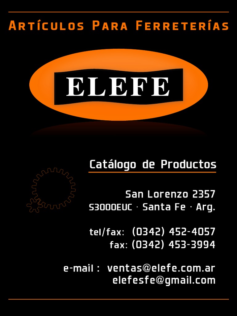 ELEFE - Catálogo de Productos | PDF | Percepción visual | Tecnicas ...