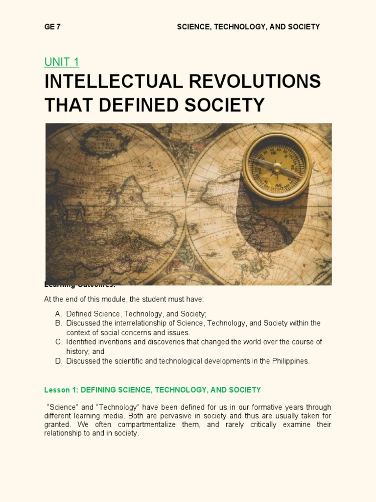 STS Unit 1 | PDF | Science | Heliocentrism