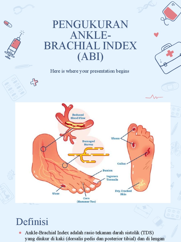 Pengukuran Ankle-Brachial Index (ABI) : Here Is Where Your Presentation ...