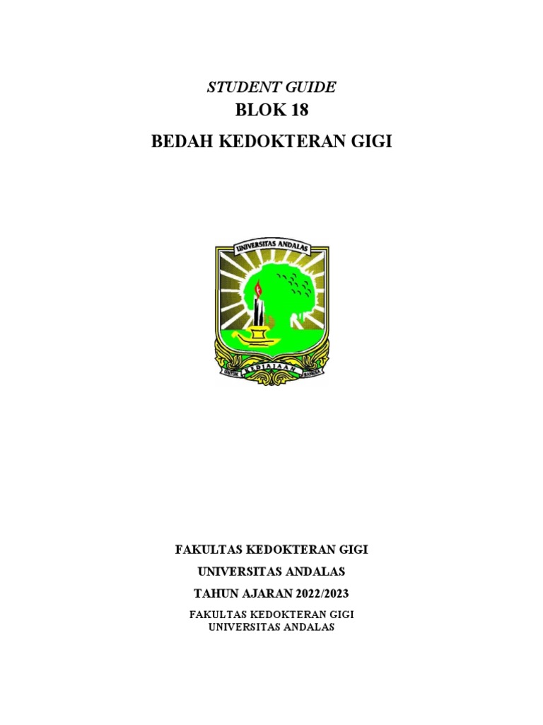 STUDENT GUIDE Blok 18 Tahun 2022 ASLI 1 | PDF