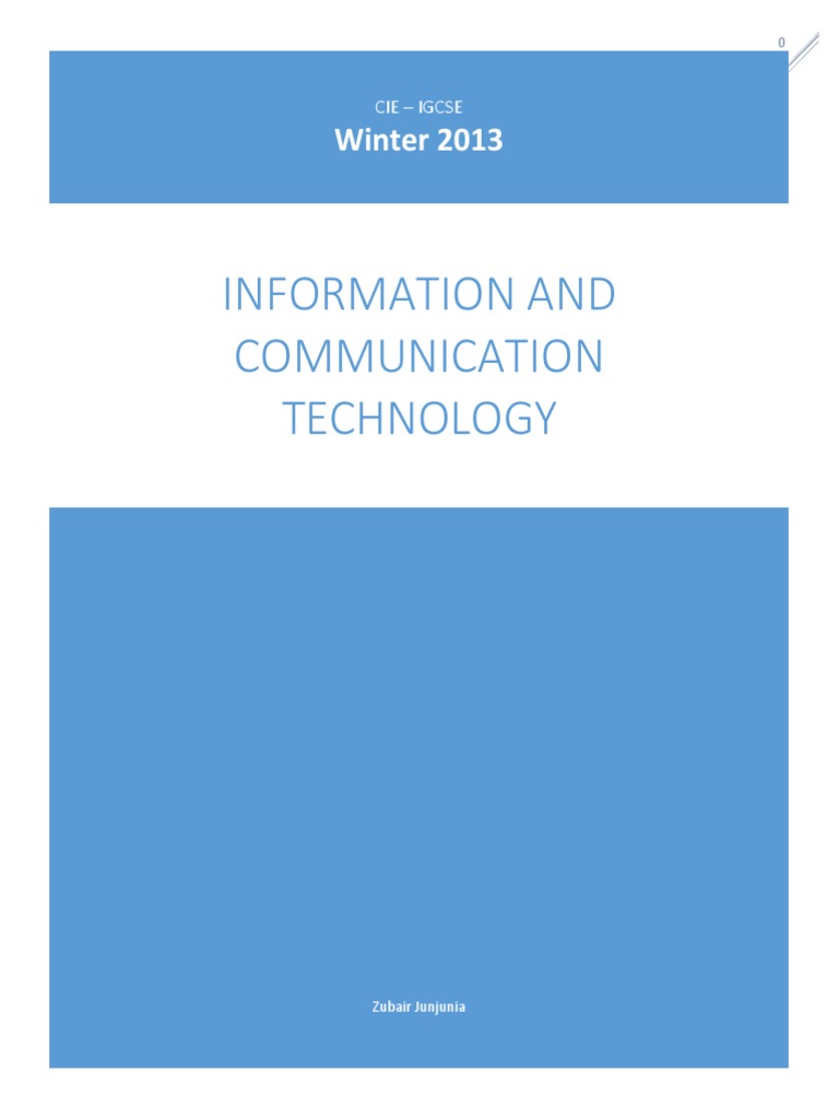 ICT - Z Notes | PDF | Read Only Memory | Computer Data Storage