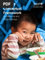 UNICEF Nutrition Conceptual - Framework | PDF | Malnutrition | Diet ...