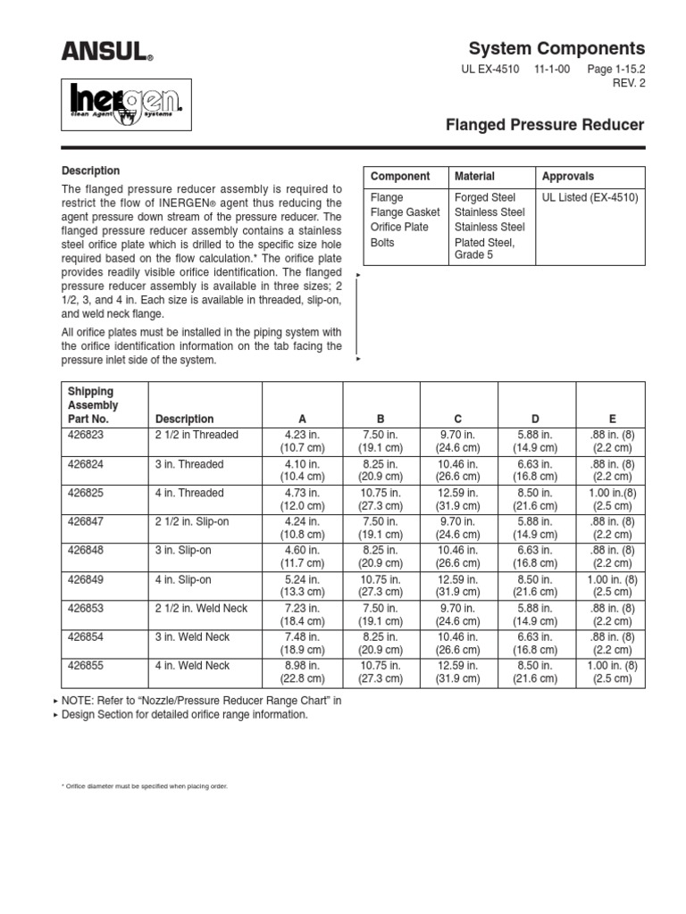 Ansul: System Components | PDF | Mechanical Engineering | Tools