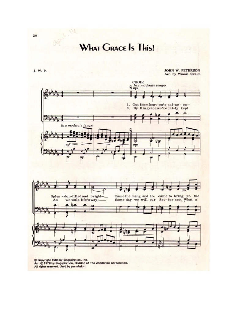 What Grace Is This Pyesa Music | PDF