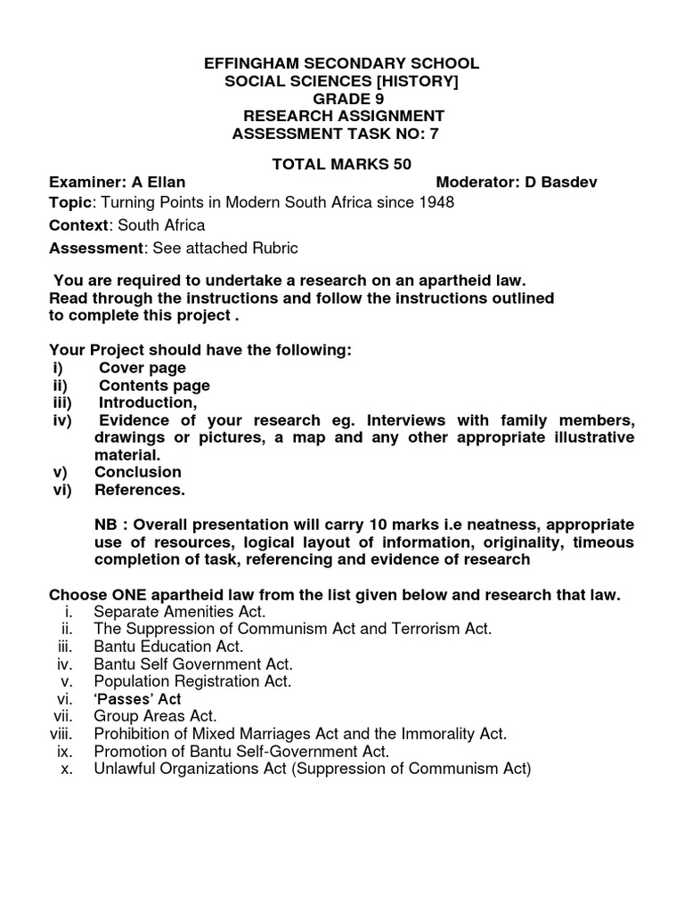 SS History Project 2020 | PDF | Interview | Reason