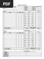 Súmula de Voleibol | PDF | Voleibol | Esportes