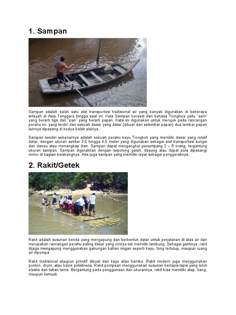 10 Perahu Tradisional | PDF