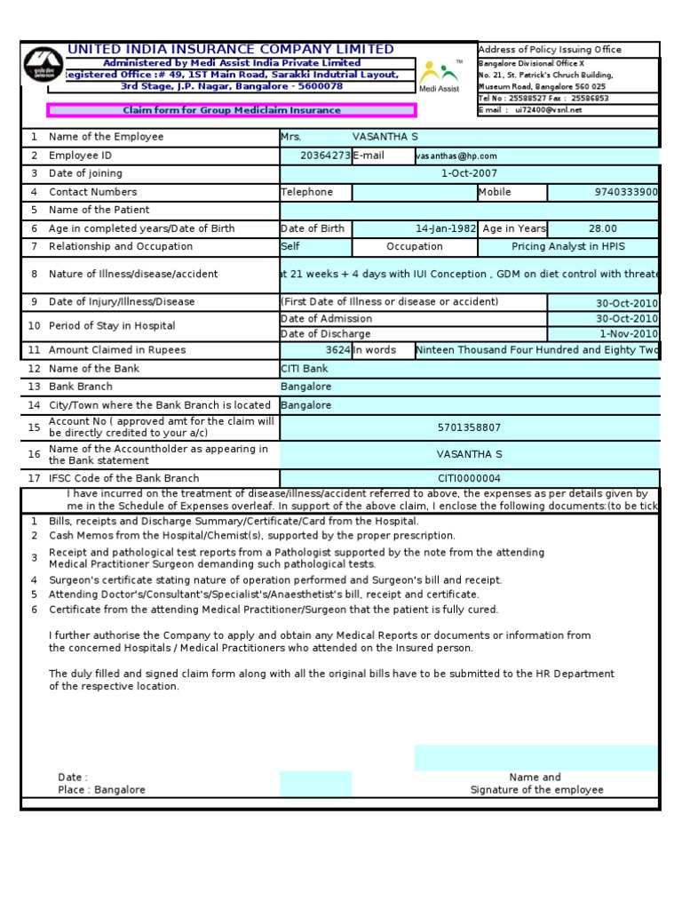 Medical Cliam (2) | Hospital | Physician