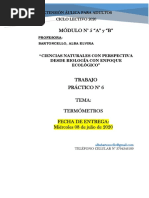Partes del termómetro y su uso | PDF | Termómetro | Mercurio (Elemento)