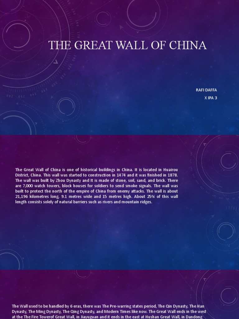 Great Wall of China: History & Facts | PDF | Art
