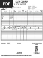 Format KK Kosong | PDF
