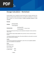 Clexane Dosage Calculation by Weight | PDF