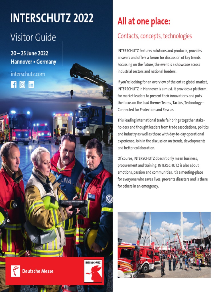 INTERSCHUTZ 2022 Visitor Guide | PDF | Transport | Service Industries