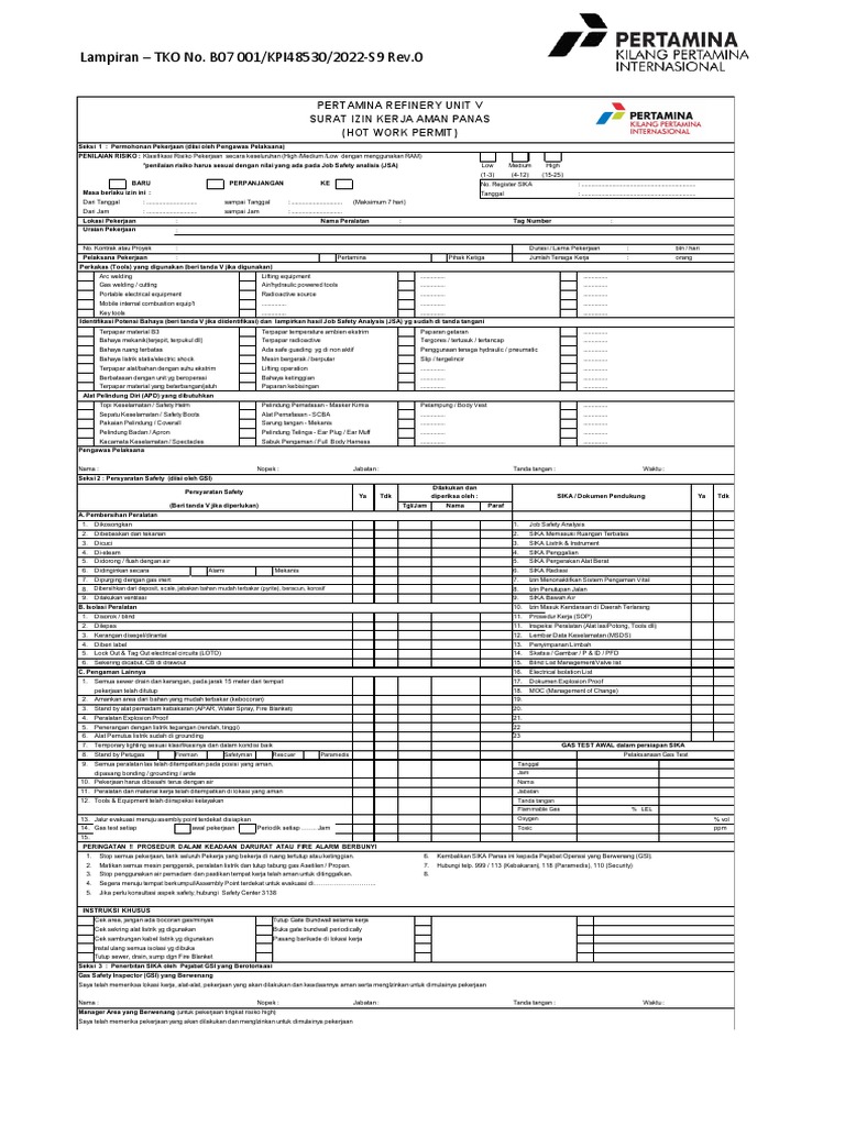 L6 - Form SIKA Panas | PDF