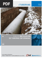 Guia de Instalacion Tuberias Enterradas O-Tek PDF | PDF | Tubería (transporte de fluidos) | Suelo
