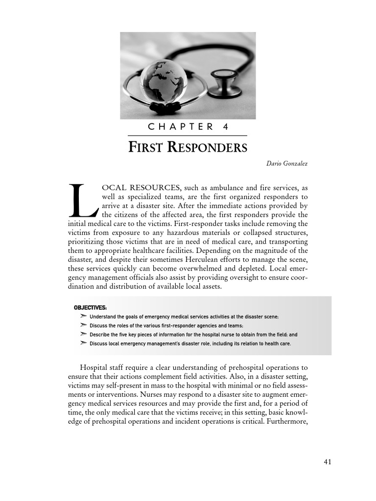 First Responders | PDF | Emergency Medical Services | Emergency Medical ...