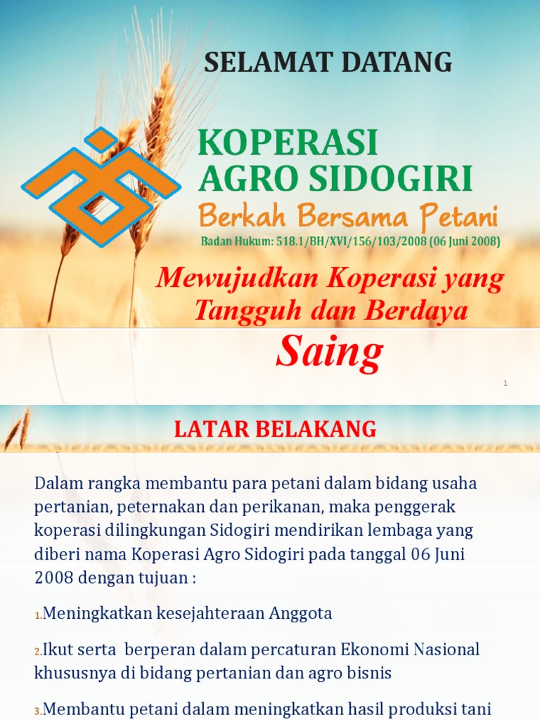 Presentasi AGRO | PDF | Bisnis