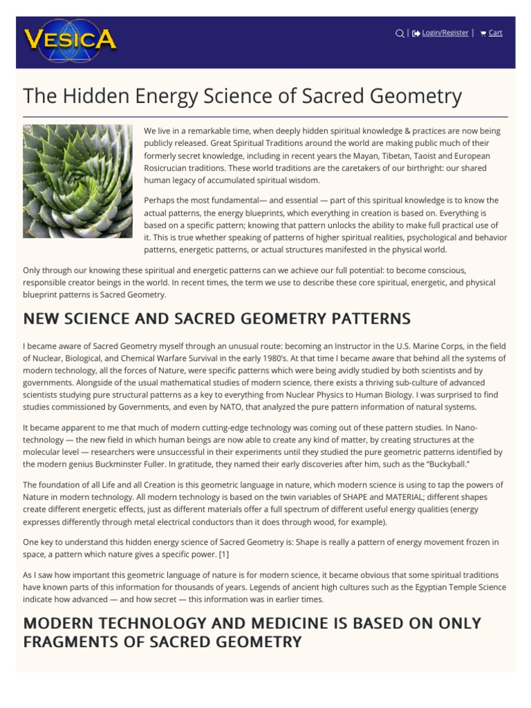 Hidden Energy of Sacred Geometry | PDF | Kabbalah | Science