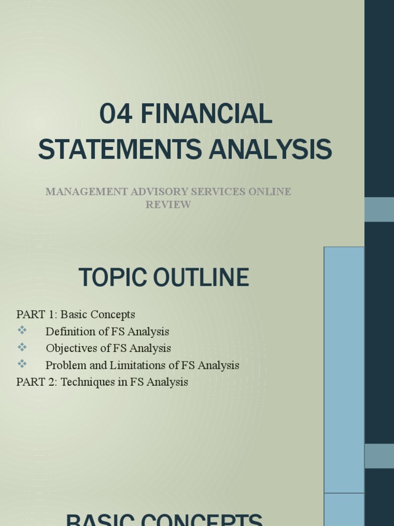 A Comprehensive Guide to Financial Statement Analysis Techniques | PDF ...