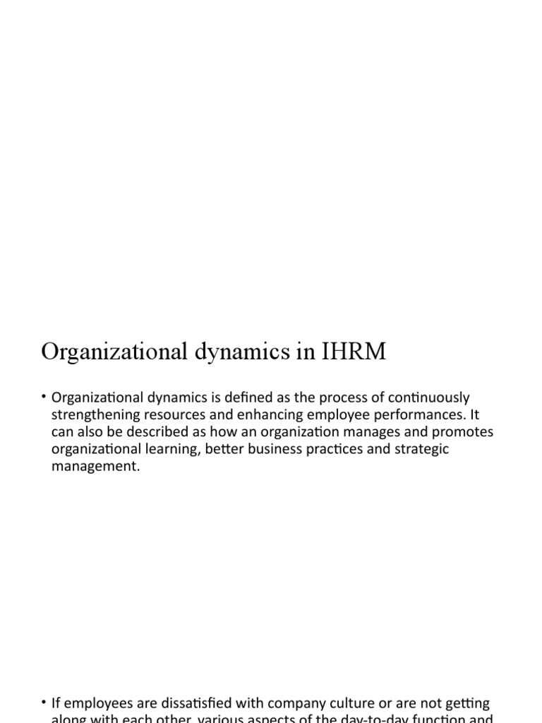 Ihrm Module 2 Pdf Organizational Behavior Employment