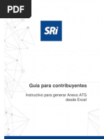 Generar Anexo ATS Deede EXCEL para El SRI | PDF | Microsoft Excel | Microsoft Office