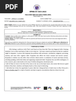 RPMS SY 2021-2022 Teacher Reflection Form (TRF) Teacher I-Iii | PDF ...